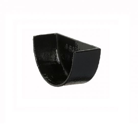 Hargreaves Premier Plain Deep Half Round Cast Iron External Stop End
