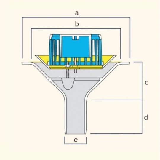 Harmer Roof Aluminium AV Vertical Spigot Outlet