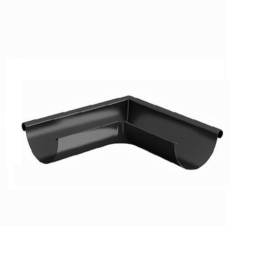 Lindab Steel Half Round External Gutter Angle 90 Degrees (RVY)