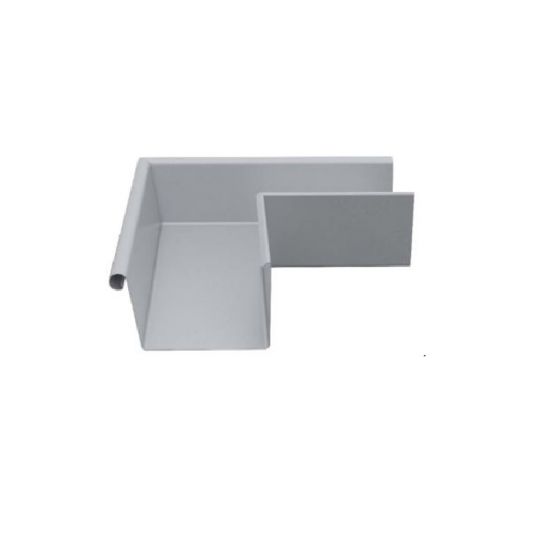 Lindab 140mm Rectangular Steel Gutter External Angle 90 Degrees