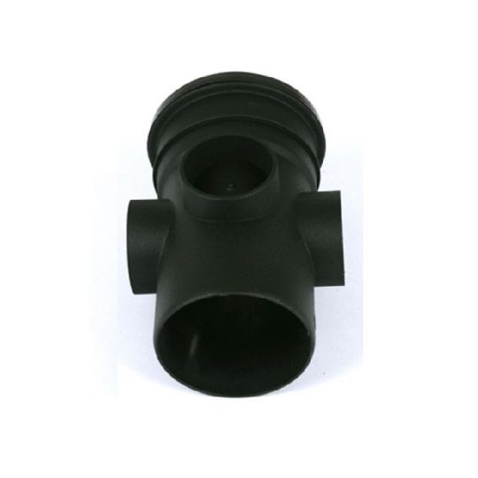 Brett Martin 110mm Cast Effect Push Fit Soil Pipe Single Socket Triple ...