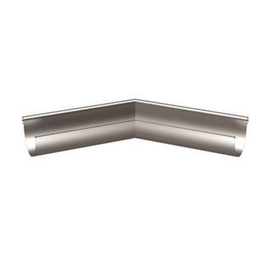 Lindab Galvanised Steel Half Round External Gutter Angle 135 Degrees (RVY)