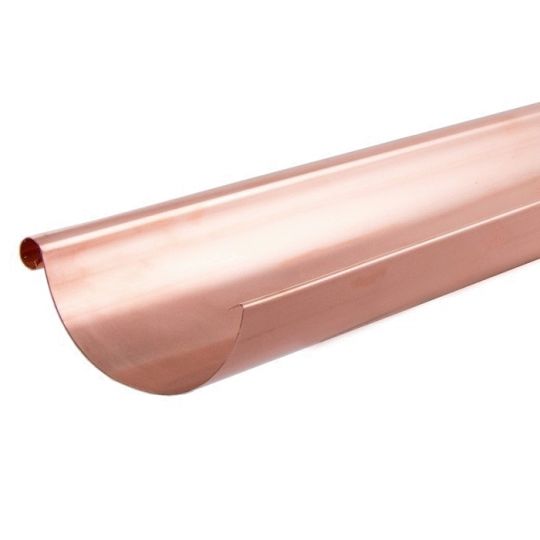 Copper Half Round Gutter