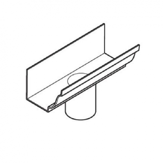 Alumasc AX Moulded Extruded Aluminium Running Outlet