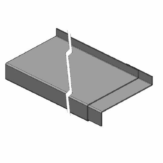 Skyline Aluminium Cill x 3 metre length With 3 Bends