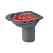 ACO HP Balcony Spigot Aluminium Roof Outlet