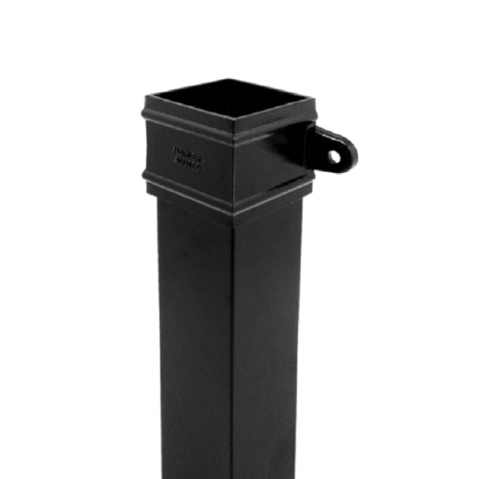 Alutec Traditional Square & Rectangle Downpipe x 3m with Cast Aluminium ...