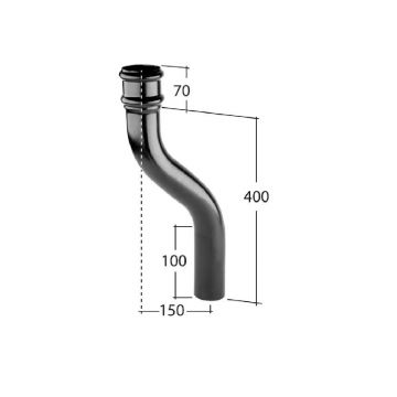Alutec Tudor Circular Aluminium Cast Socketed Offset (TR2903H)