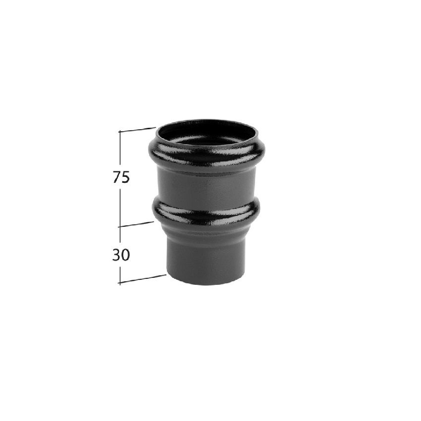 Alutec Tudor Circular Aluminium Cast Socketed Pipe Socket - Non Eared ...