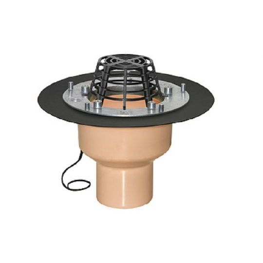 Sita Trendy Screw-on Flange Vertical Roof Outlet Heated Model