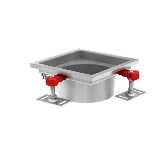 ACO Hygienic Stainless Steel Gully 157 - Telescopic Square Gully Top