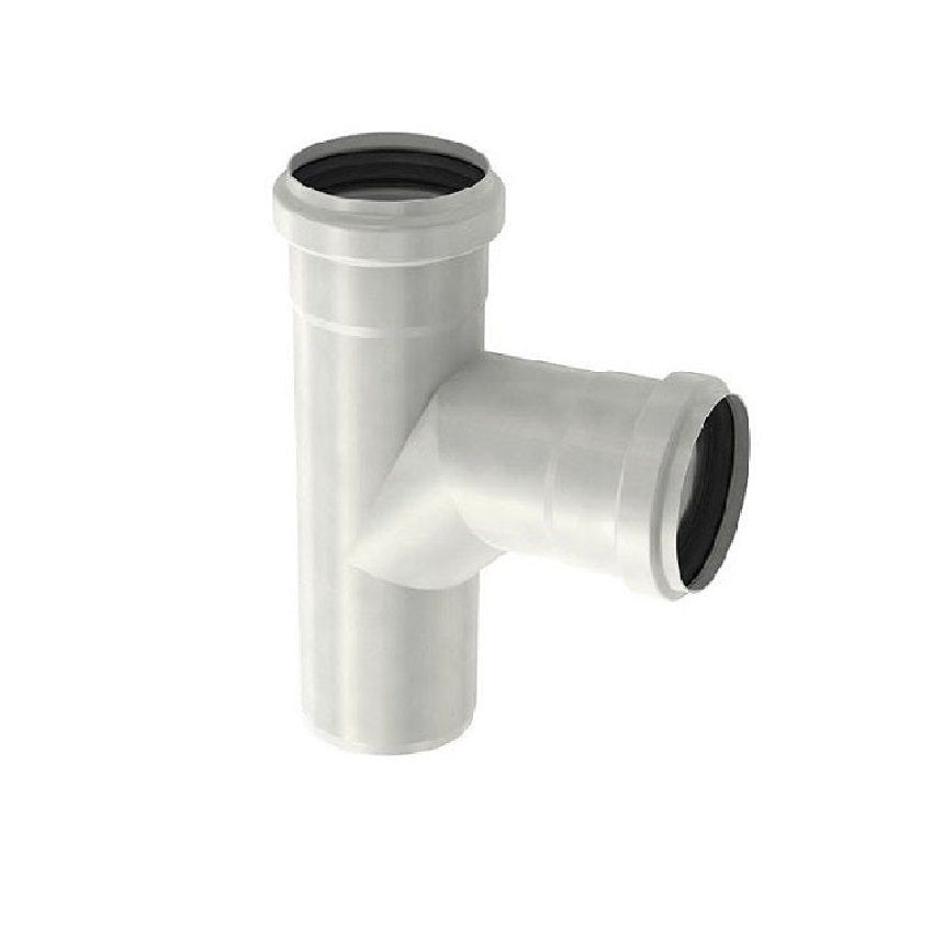 ACO Stainless Steel Socketed 89 Degree Swept Pipe Branch with EPDM Seal