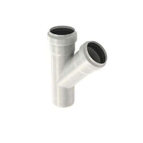 ACO Stainless Steel Socketed 45 Degree Pipe Branch with EPDM Seal
