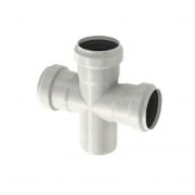 ACO Stainless Steel Socketed 87.5 Degree Double Pipe Branch with EPDM Seal