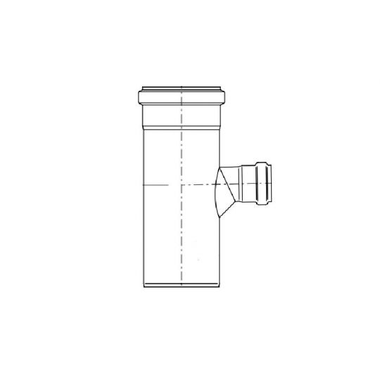 ACO Stainless Steel Socketed 89 Degree Swept Pipe Branch Reduction with ...