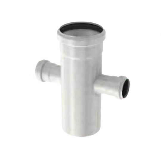 ACO Stainless Steel Socketed 89 Degree Double Swept Pipe Branch ...