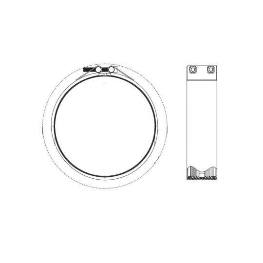 Teekay Axilock Pressure Coupling Cast Iron Drainage