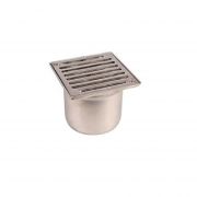 ACO TotalFlow Gully Top Stainless Steel Telescopic with Screwed Slot Grate
