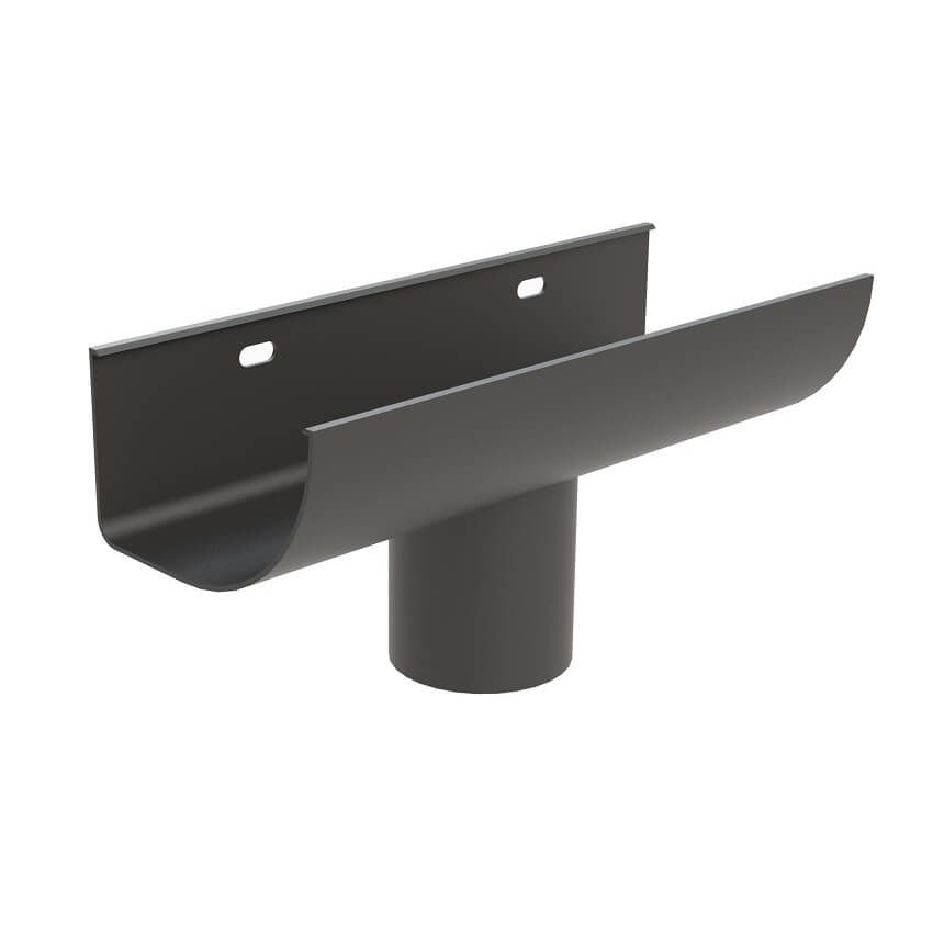 Rainguard SL Quad HR Aluminium Gutter Running Outlet