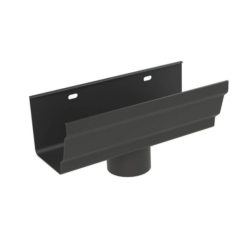 Rainguard SL Moulded Aluminium Gutter Running Outlet