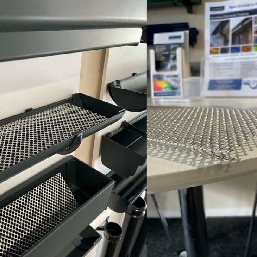 Alutec Evolve Half Round Aluminium Leaf Guard (SL70)