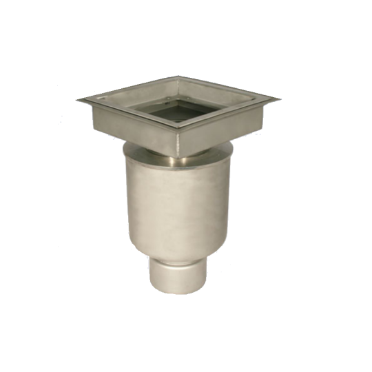 Wade Stainless Steel Vari-Level Floor Gully Vinyl