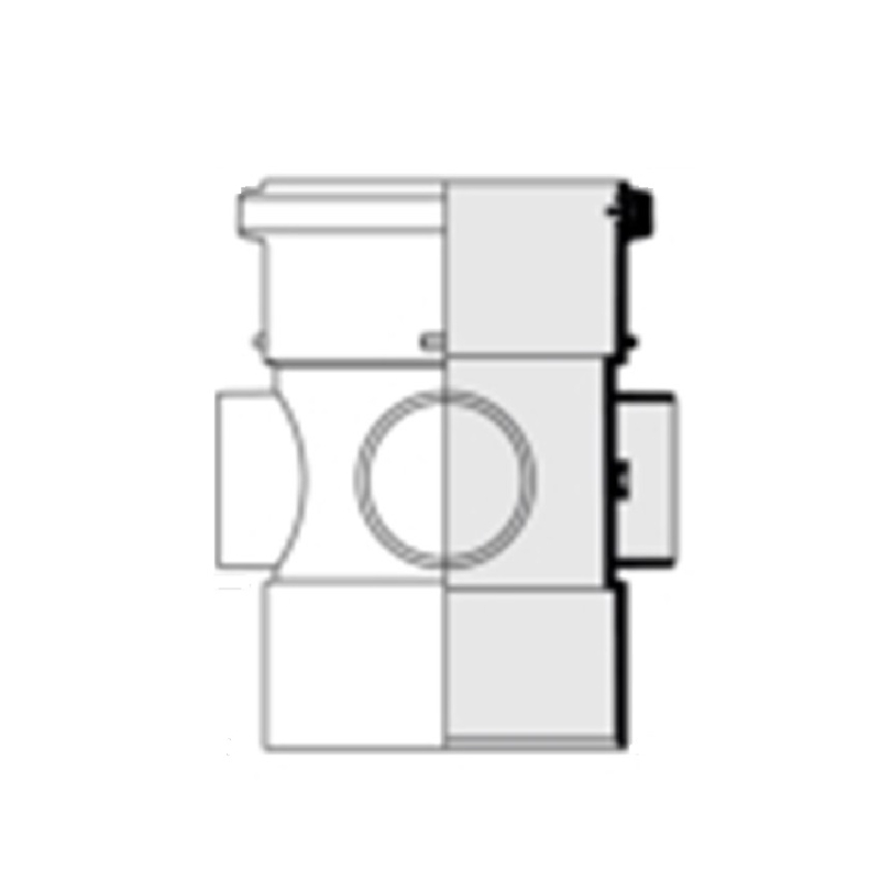 Marley 87.5 Degree Boss Connector With Push-fit Seal