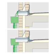 Harmer Roof Aluminium Detail Two Way Outlet