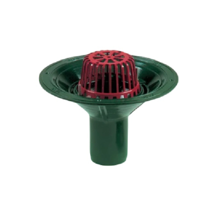 Caroflow Aluminium Vertical Spigot Roof Outlet