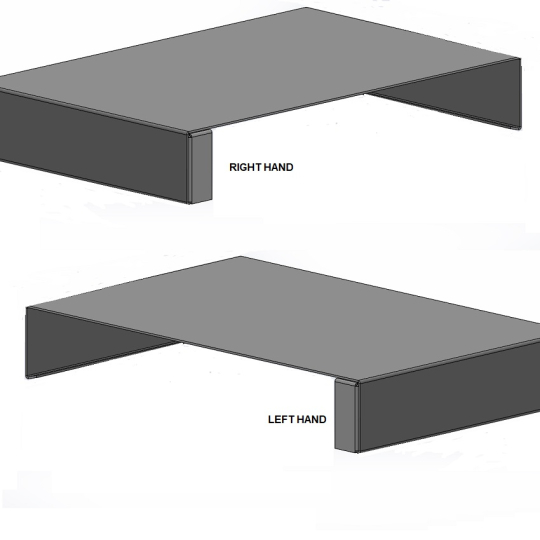 Skyline Aluminium Coping Universal Infill Plate (Pair)
