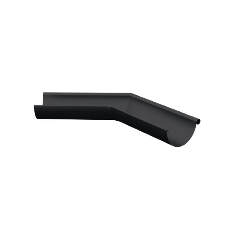 Lindab Steel Half Round External Gutter Angle 135 Degrees Matte Finish