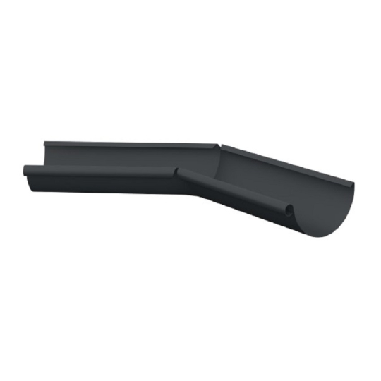 Lindab Steel Half Round Internal Gutter Angle 135 Degrees Matte Finish