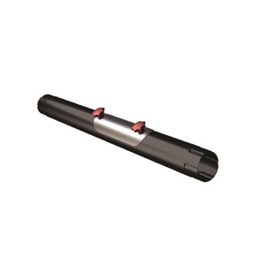 Lindab Circular Steel Downpipe Access Pipe x 1m Matte Finish