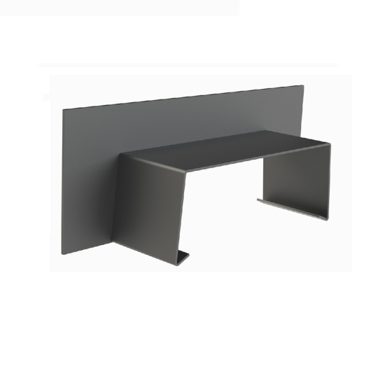 Aluminium Secret Fix Coping Wall Upstand