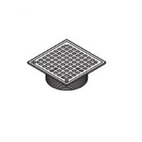 Harmer 150mm x 150mm Square Quattro Grate/Bezel - Trapped