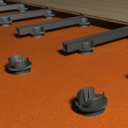 Aluminium Decking Substructure Ballast Bracket