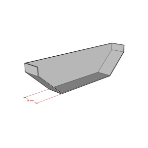 Rainguard Aluminium Valley Gutter Internal Stop End