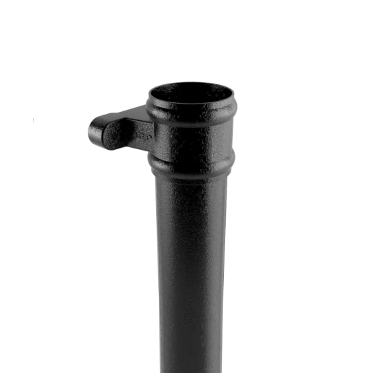 Aluminium Cast Socketed Round Downpipe (Eared)