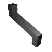 Aluminium Cast Socketed Square 112.5 Degree Adjustable 2 Part Swan Neck