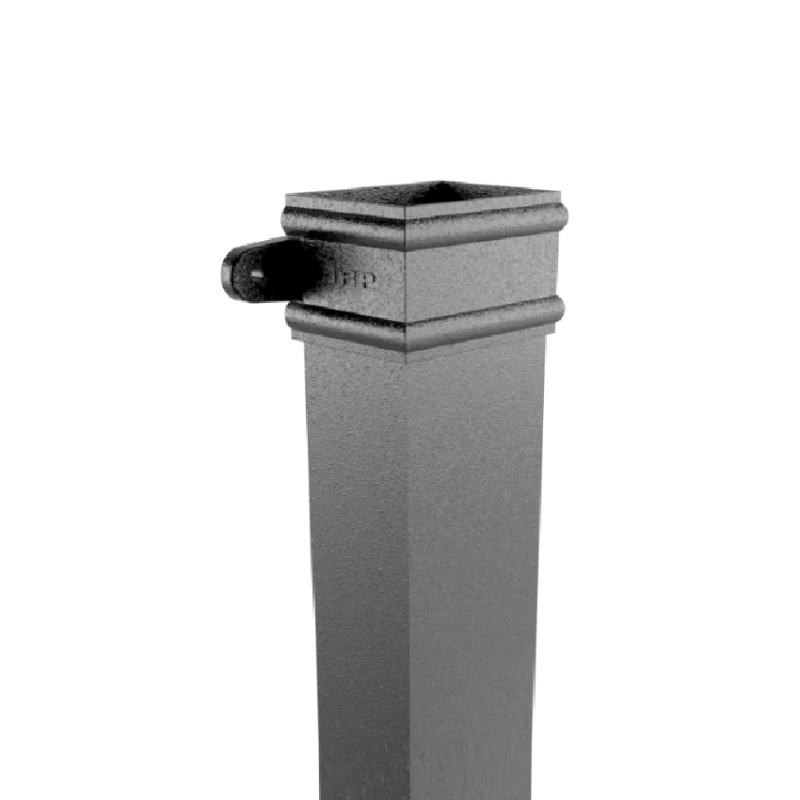 Aluminium Cast Socketed Rectangular Downpipe (Eared)