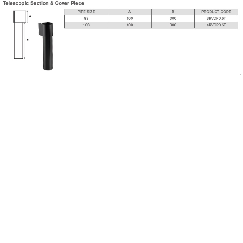 Aluminium Security Ciruclar Telescopic Section & Cover Piece