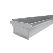 Alumasc Infinity Steel Box Gutter X1m Left Hand Stop End