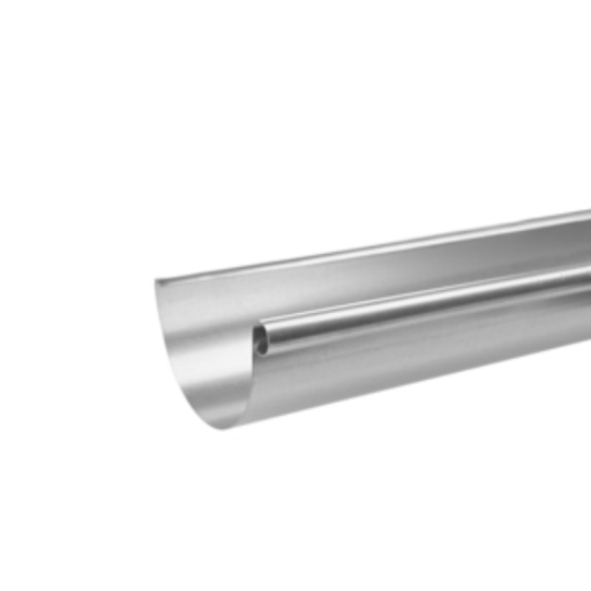 Alumasc Infinity Natural Zinc Half Round Gutter x 3m