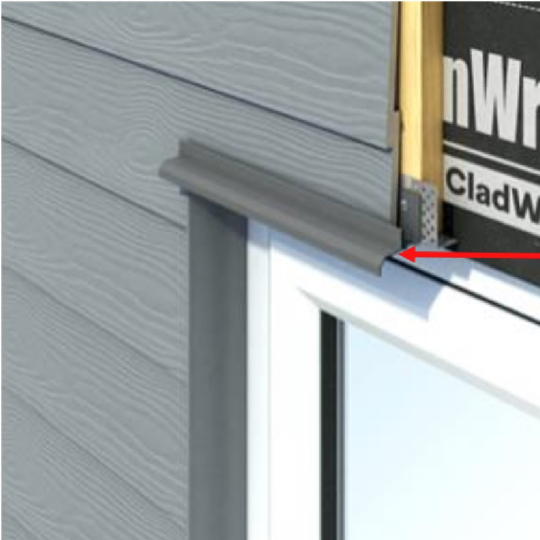 Aluminium Door Window Cut Plank Trim X 3m Length