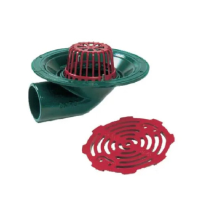 Caroflow Aluminium 90 Threaded Roof Outlet