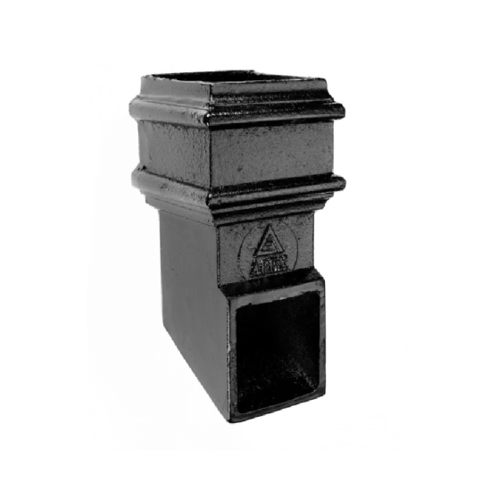 Alumasc Apex Heritage Cast Iron Square Front Facing Downpipe Shoe ...