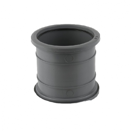 Brett Martin 160mm Push-Fit Soil uPVC Double Socket Coupler