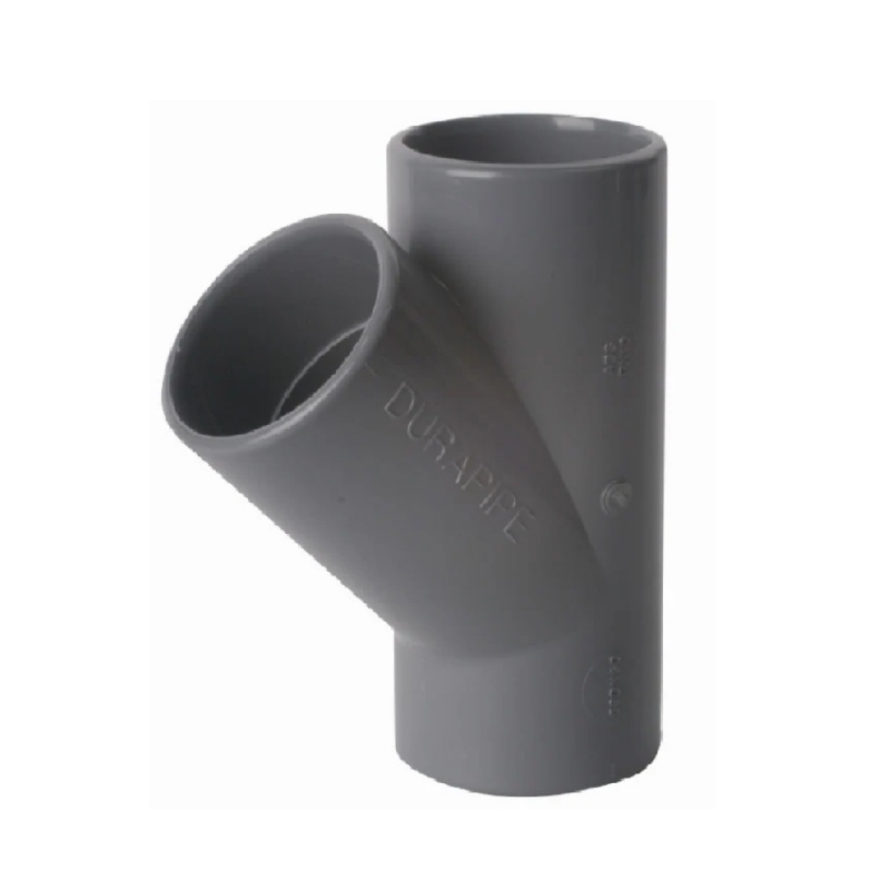 SuperFLO ABS Metric Pipe Plain 45 Degree Tee