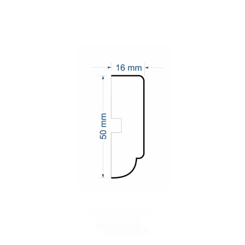 EPS Window Cornice Profile T x 2m Length (External Use)