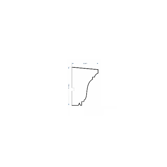 EPS Above Window Cornice Profile A x 2m Length (External Use)